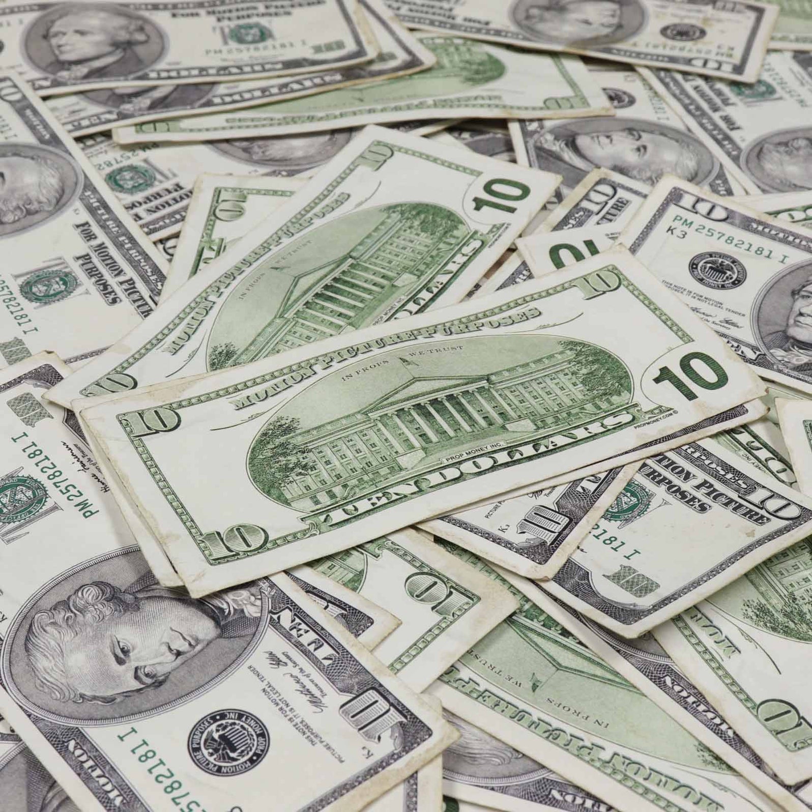 $10 RealAged™ Full Print 2000 Series Bills - Prop Money