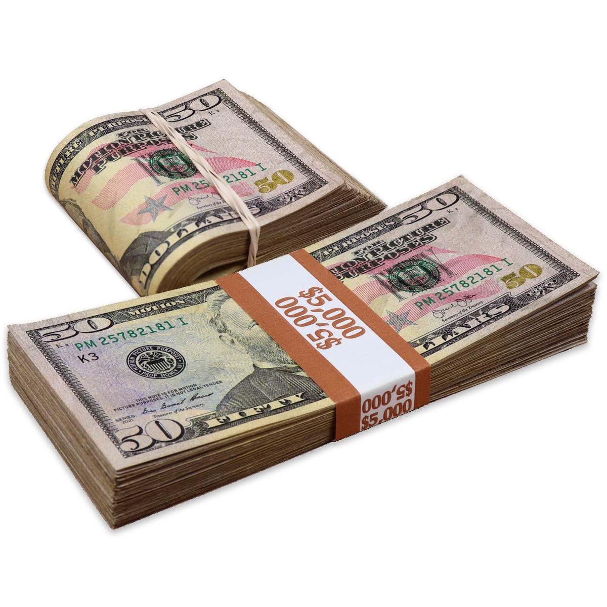 $10,000 RealAged™ New Series Full Print Stack & Band Pack