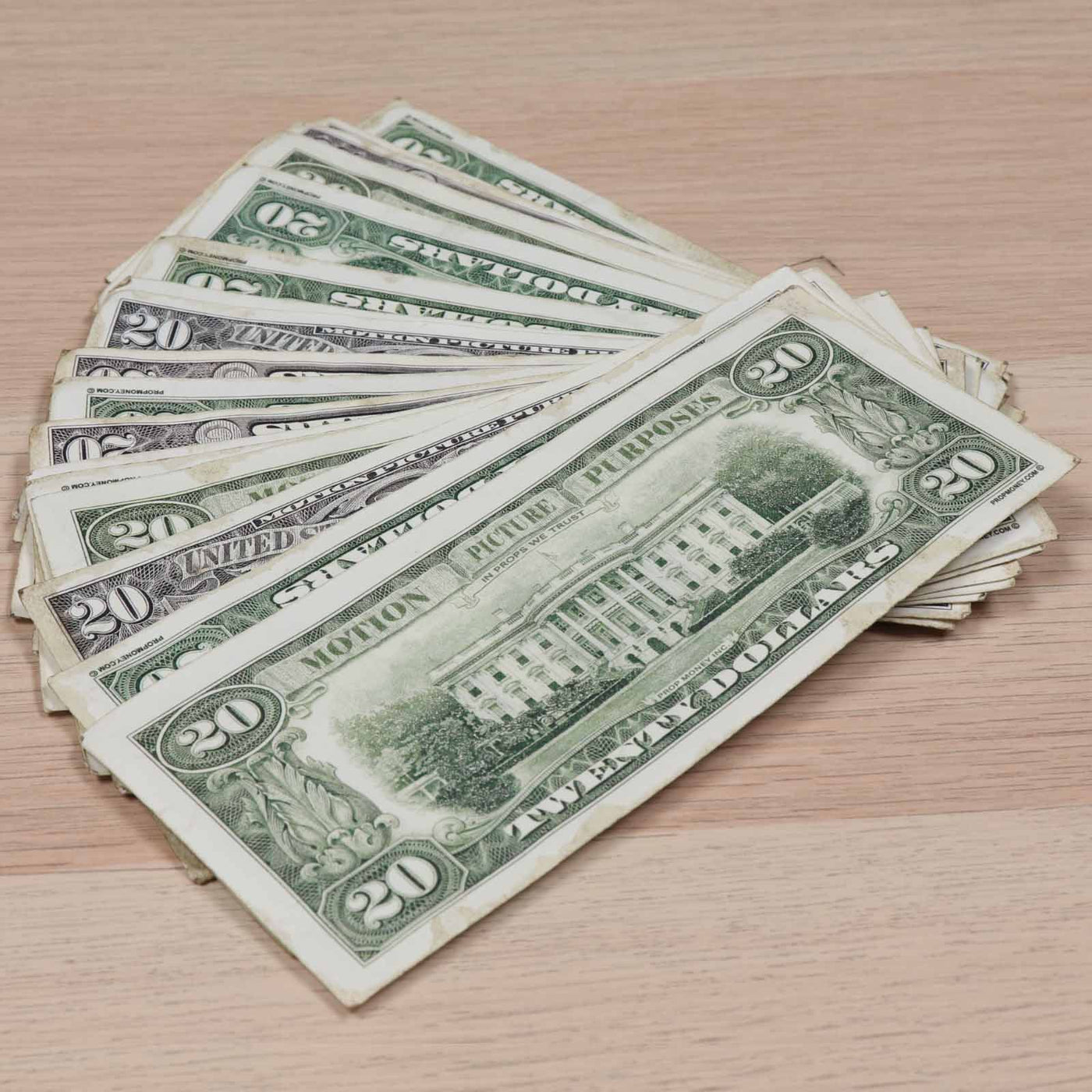 $20 RealAged™ 1990 Series Bills - Prop Money