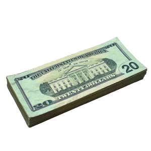 $20 Close-Up ️RealAged™ New Series Bills – Perfect for Realistic, Hero Prop