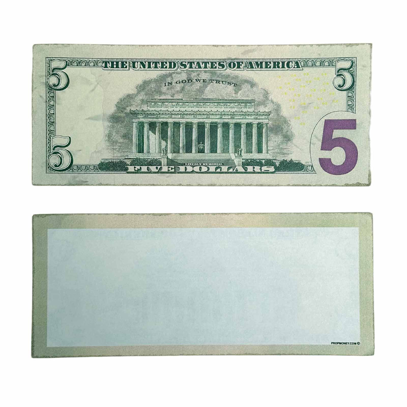 $5 Close-Up ️RealAged™ New Series Bills – Perfect for Realistic, Hero Prop