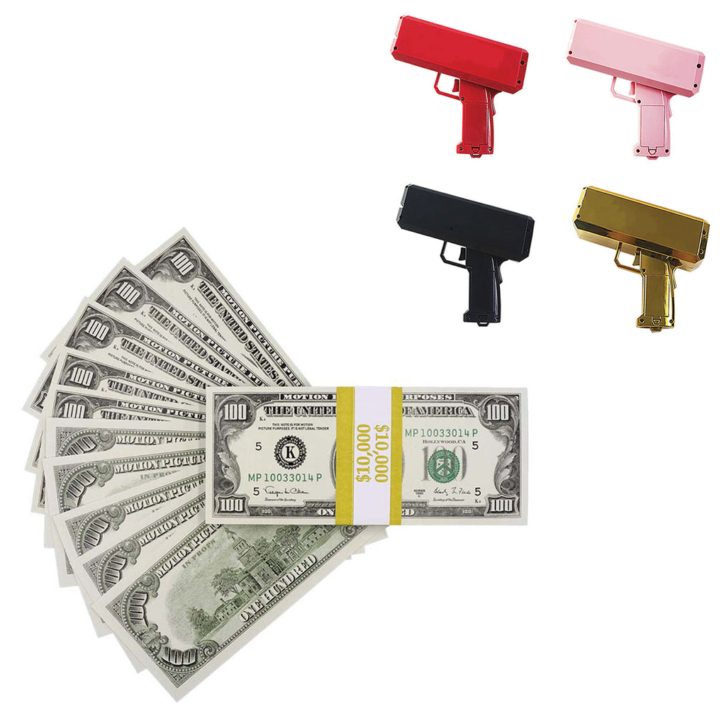 $10,000 1990 Series Stack with Money Gun