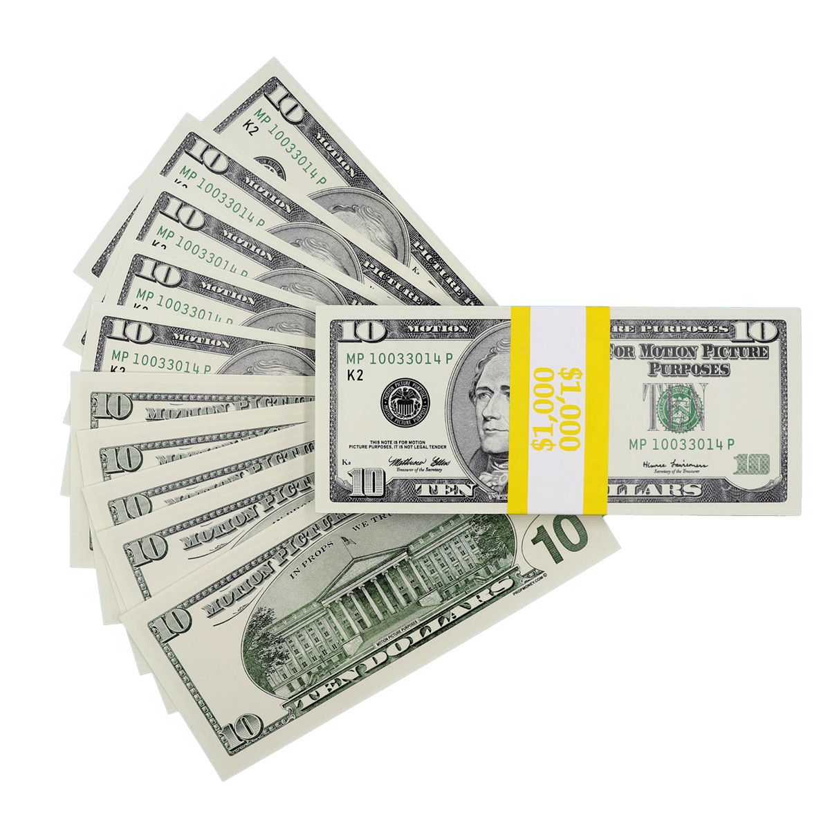 $1,000 Full Print 2000 Series Stack - Prop Money