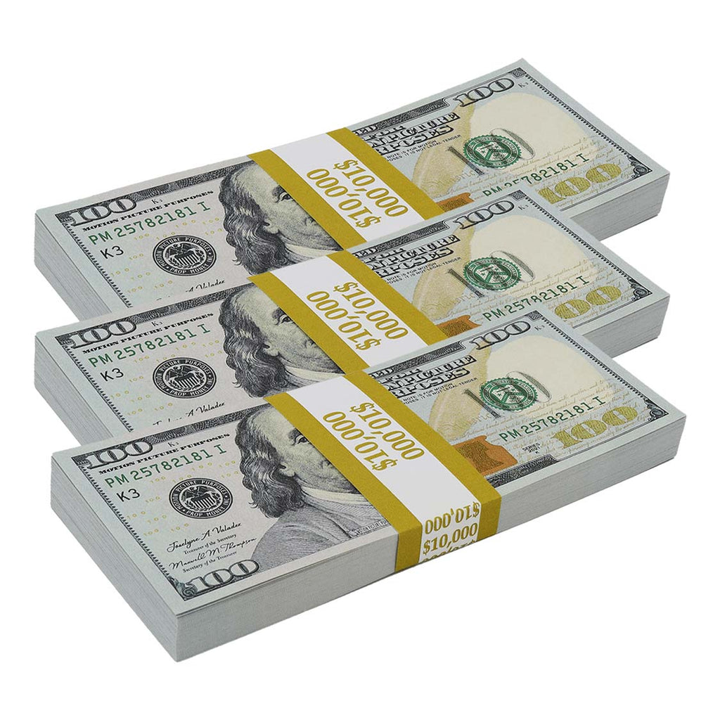 Movie Prop Money Stacks | Buy Fake Money Stacks Online