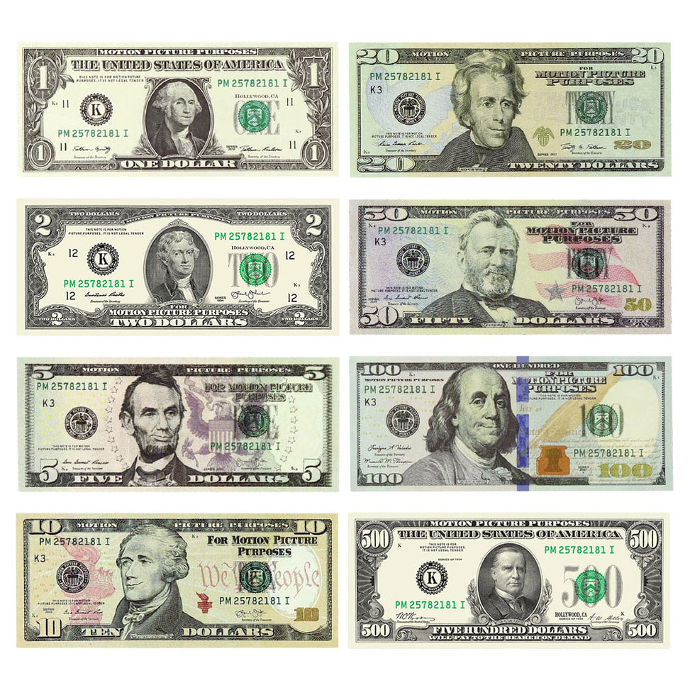 Specialty Series Prop Money Bills - Prop Money