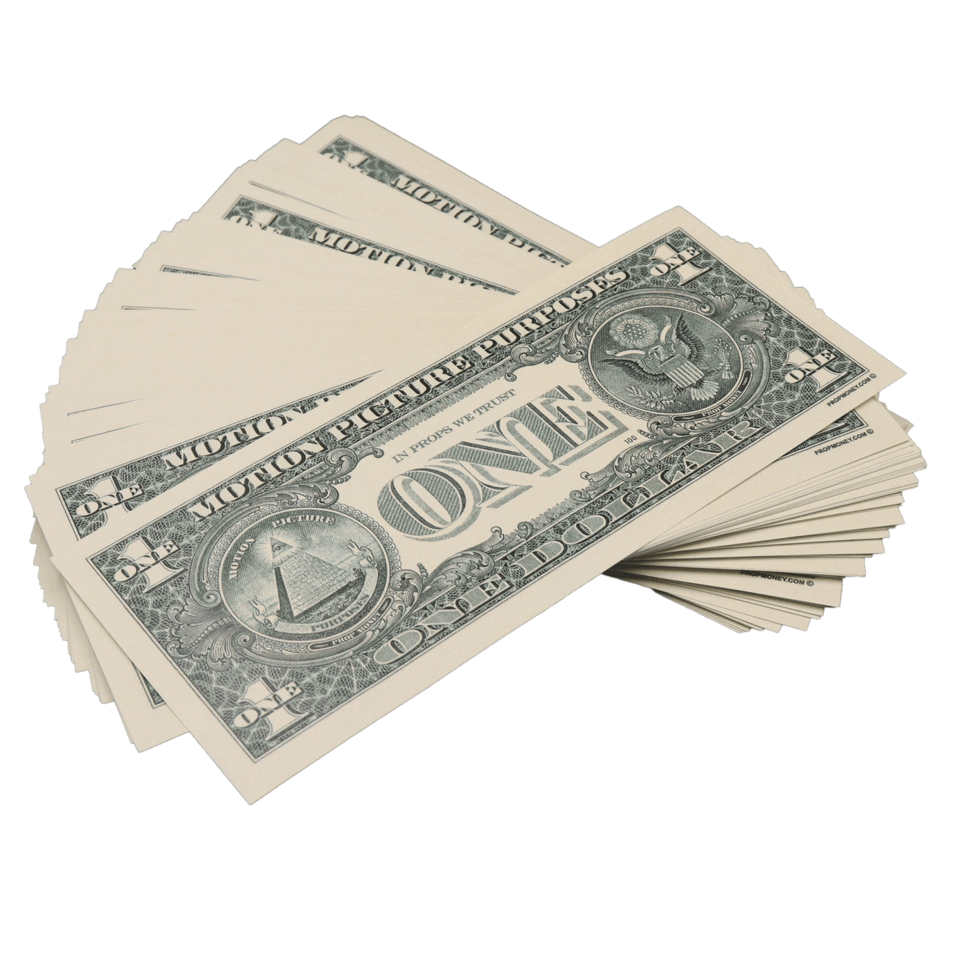 All Denomination 1990 Series Full Print Mixed Bills Stack | Prop Money