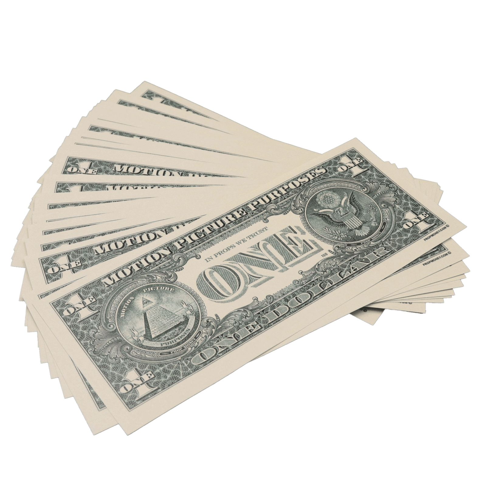 All Denomination Full Print New Series Bills Stack - Prop Money