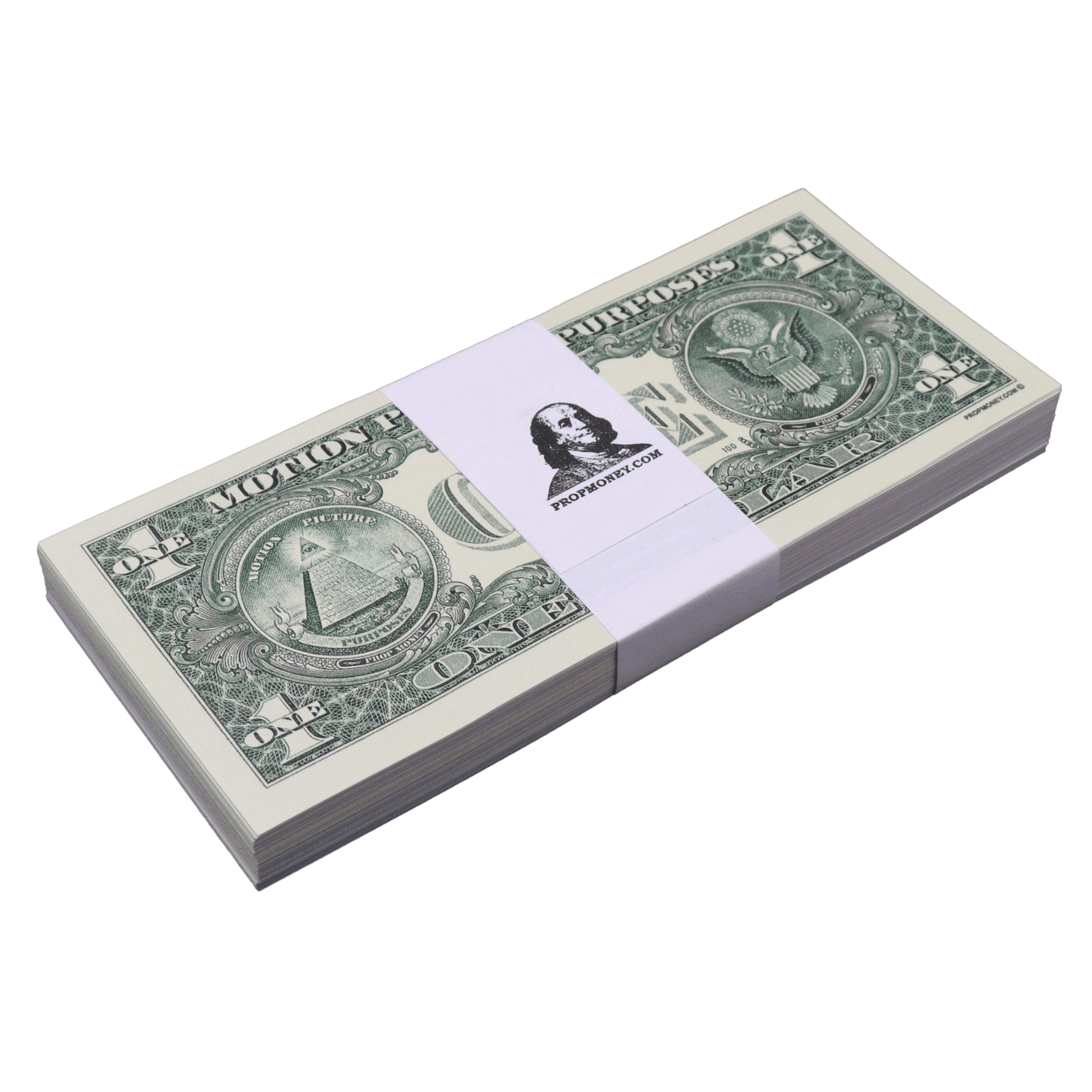 All Denomination Full Print New Series Bills Stack - Prop Money