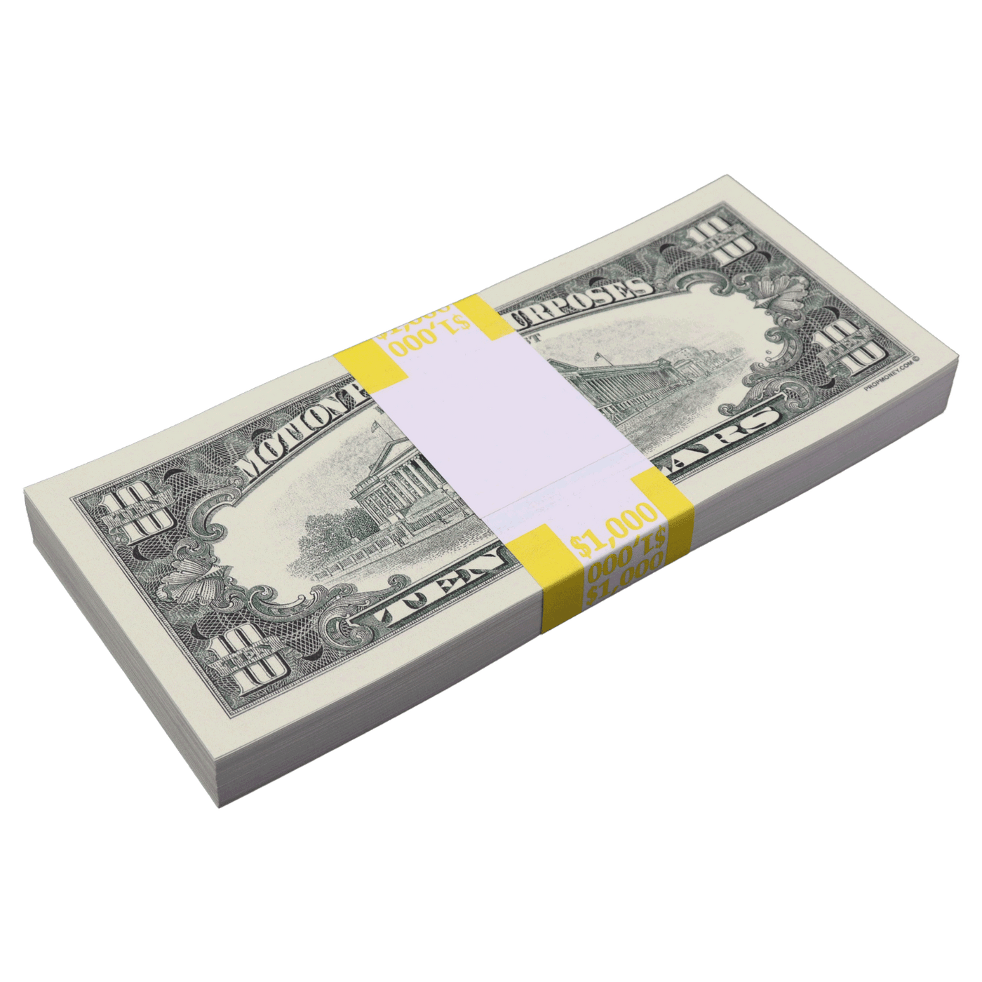 $1,000 Full Print 1990 Series Stack - Prop Money