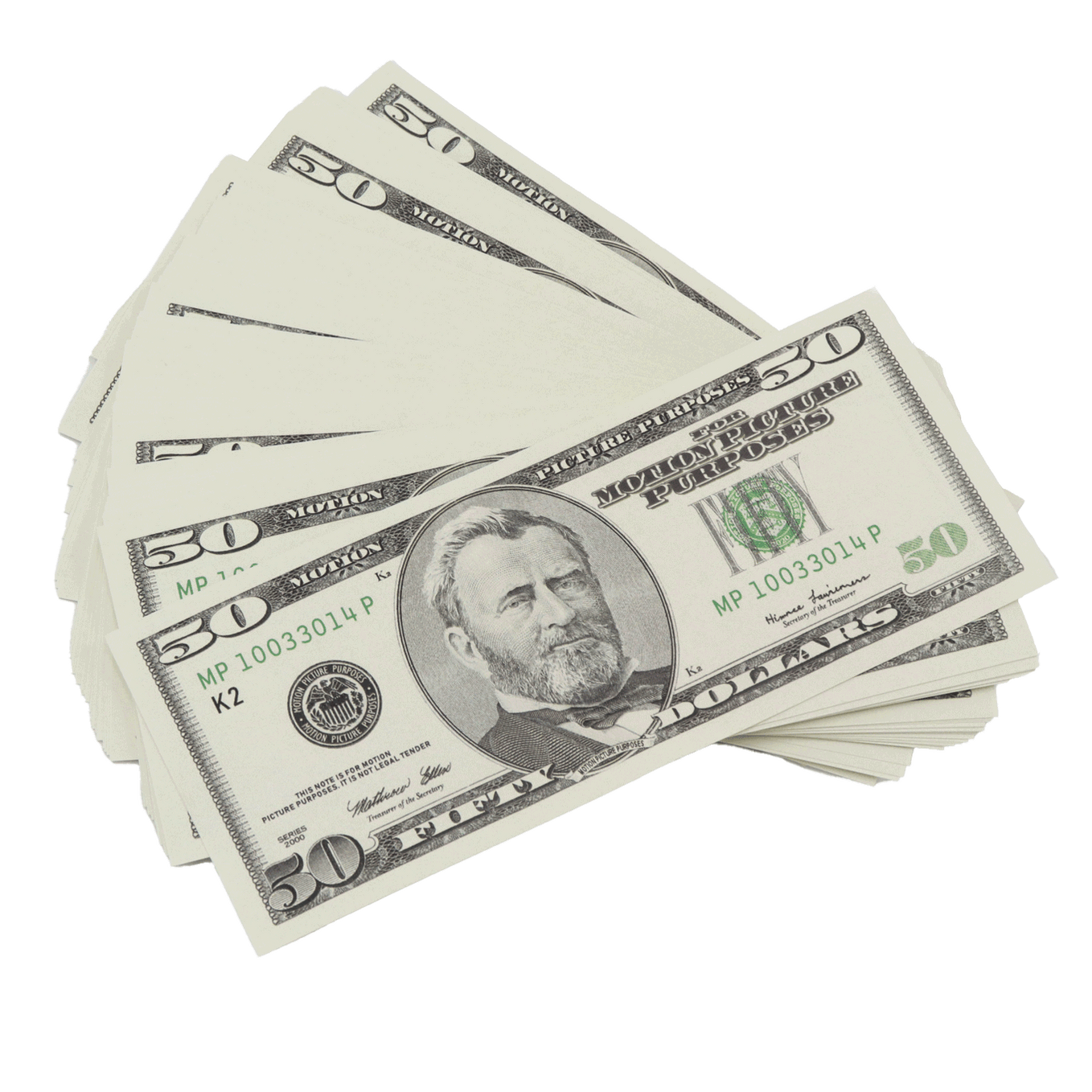All Denomination 2000 Series Full Print Mixed Bills Stack | Prop Money