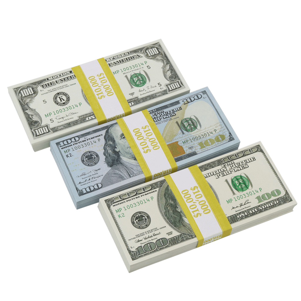 Full Print Prop Money — Realistic Bills for Film & TV | Prop Money Inc ...