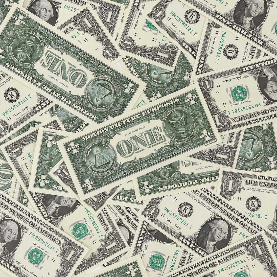 $100 Full Print New Series Stack - Prop Money