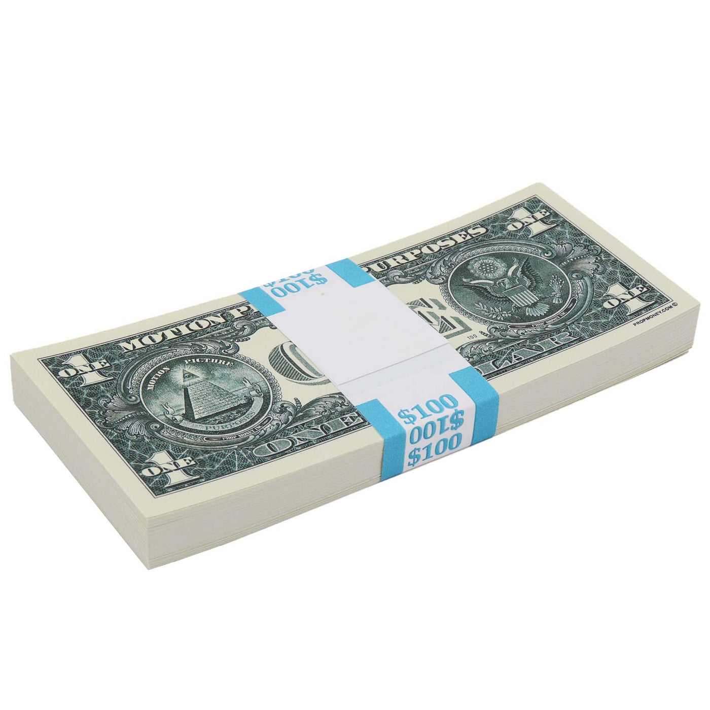 $100 Full Print New Series Stack - Prop Money