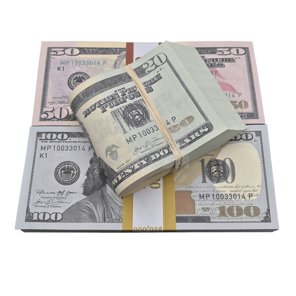 Prop Money Mixed Bills, Stacks, & Fat Bands — Prop Money Inc.