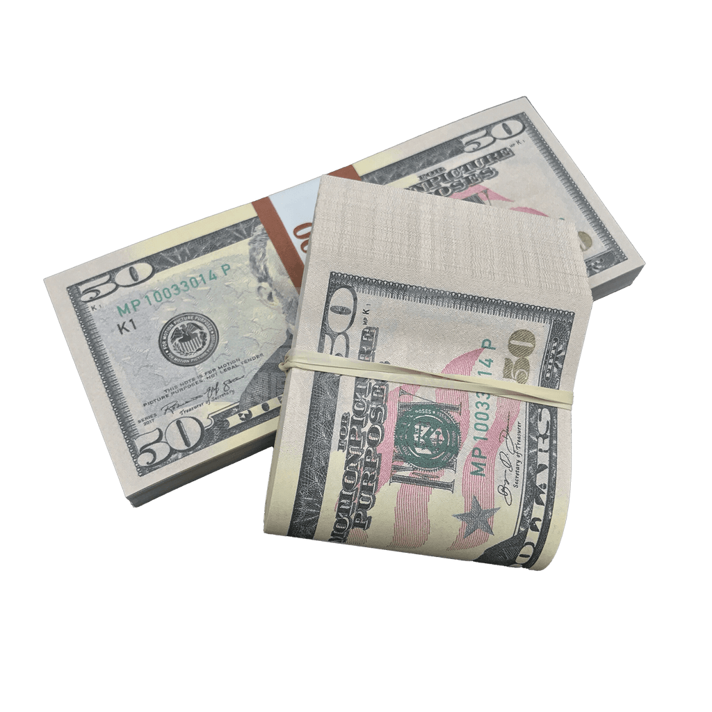 Highest Quality Stage Fake Money $50 Bills — Prop Money Inc.
